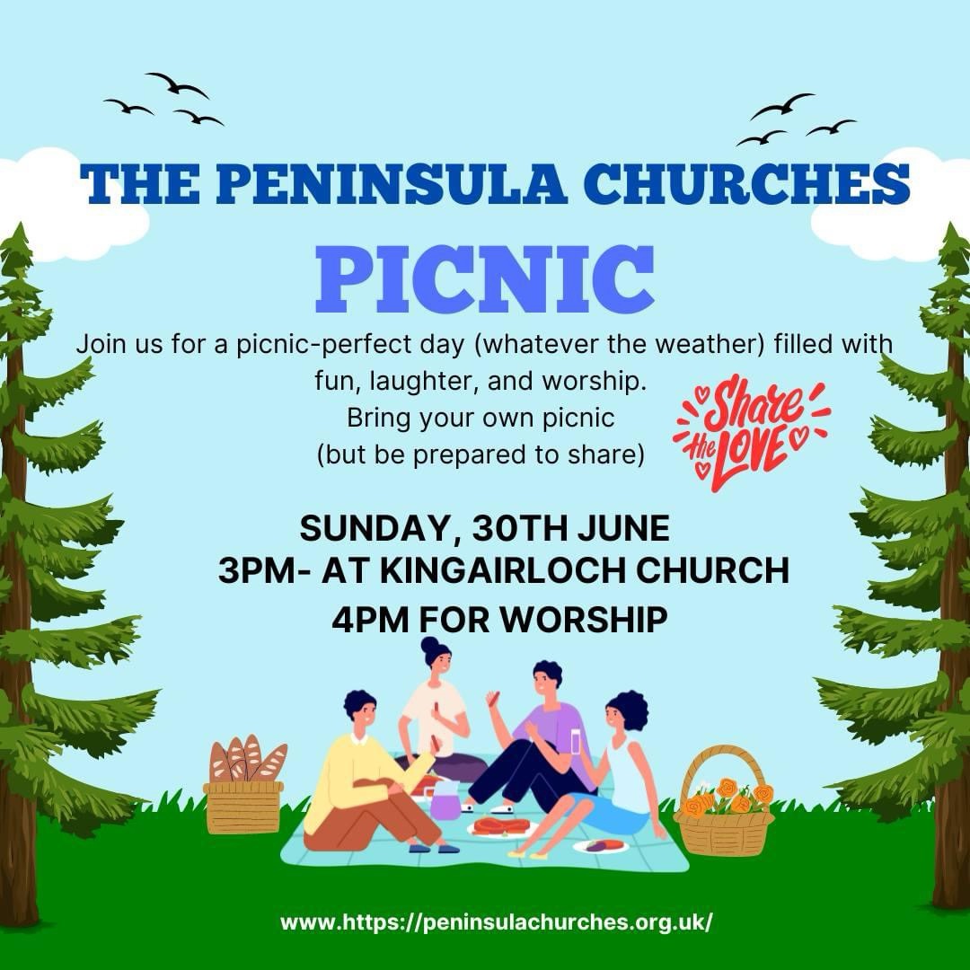 Sunday 30th June – Peninsula Churches